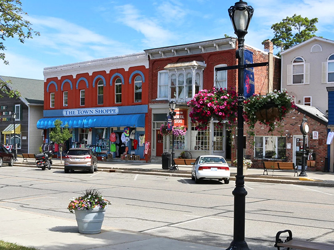 Downtown Lexington: Vibrant awnings and classic architecture create a postcard-perfect main street where every shop seems to whisper, "Come in and stay awhile."