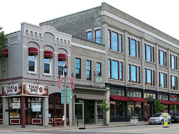Downtown's historic buildings house shops where owners actually remember your name and might invite you for coffee after browsing.