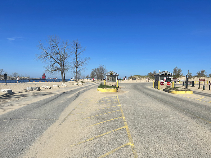 The welcoming entrance to paradise &ndash; where everyday worries dissolve faster than ice cream on a hot July afternoon.