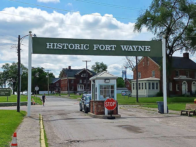 Walking through this entrance is like passing through a portal to the 1800s, minus the time travel nausea and paradoxes.