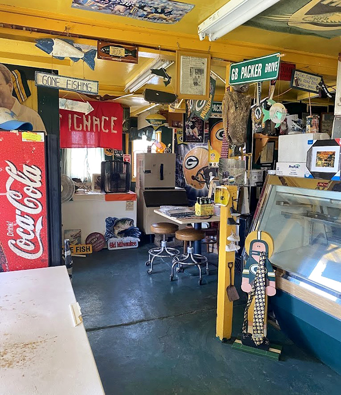 Step inside and time stops &ndash; Green Bay memorabilia, fishing trophies, and decades of character create a museum of Midwest culture.