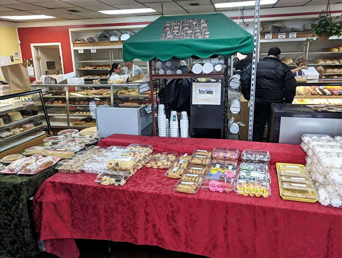 Inside, a treasure trove of treats awaits behind glass, where calories don't count and diet plans go to die happy deaths.