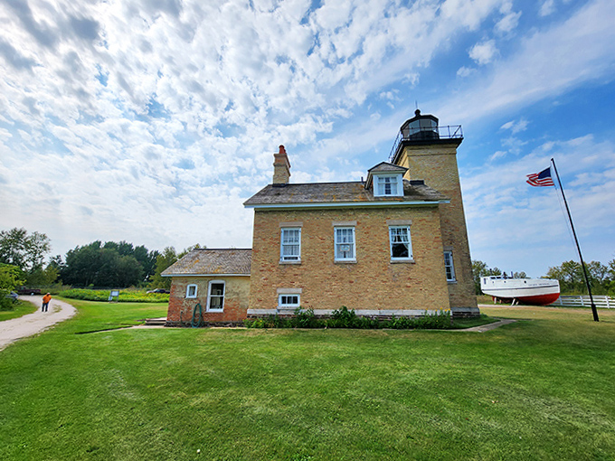The lighthouse profile reveals classic 19th-century architecture &ndash; when buildings weren't just constructed, they were crafted with intention and built to outlast generations.