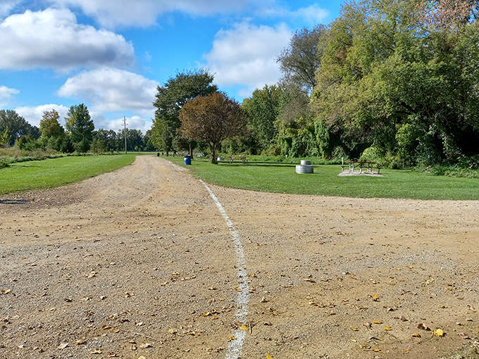 Showboat Park offers green spaces perfect for picnics, proving that sometimes the best entertainment is a blanket and good company.