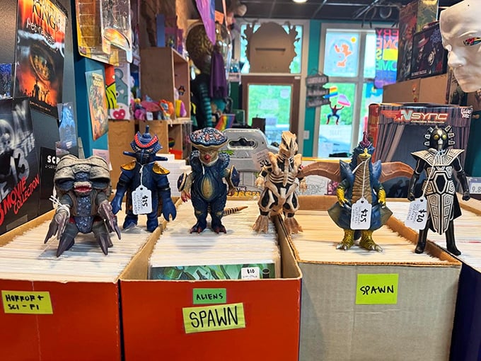 These alien creatures and Spawn figures aren't just toys &ndash; they're tiny time machines, each one capable of transporting you back to Saturday morning cartoon marathons.