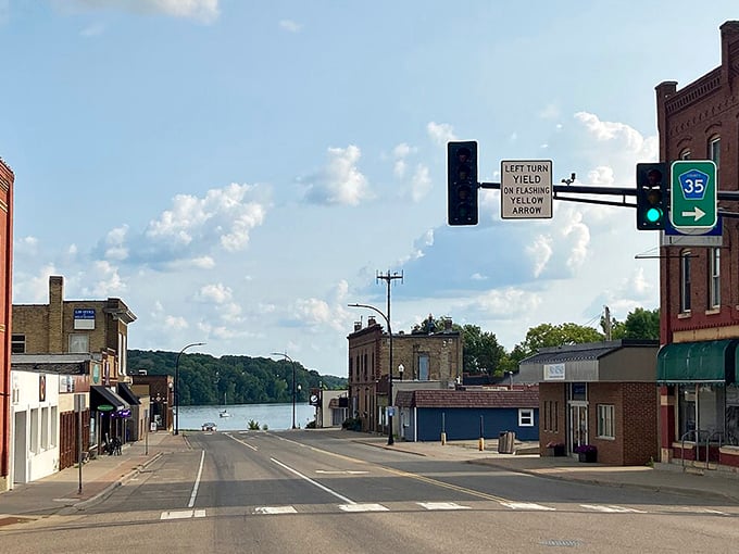 Buffalo Lake provides a serene backdrop to the town, offering recreational opportunities and stunning views that change with Minnesota's dramatic seasons. 