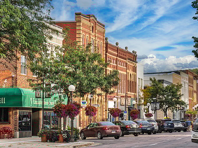 Historic buildings line downtown New Ulm, their brick facades telling stories of German immigrants who created a slice of their homeland in Minnesota.