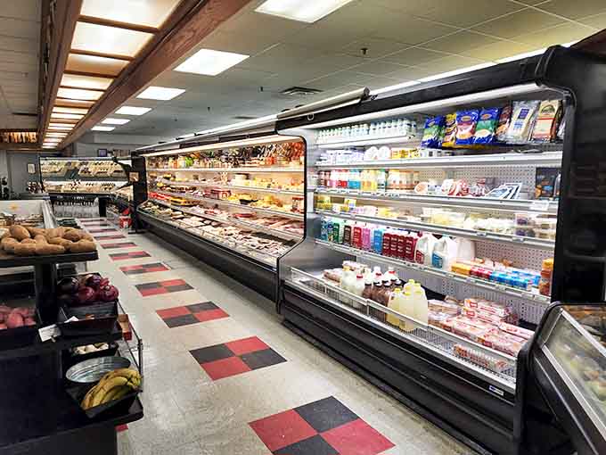 Gleaming cases and organized aisles create a shopping experience that's more pleasure than chore, like a grocery store grew up and got classy.