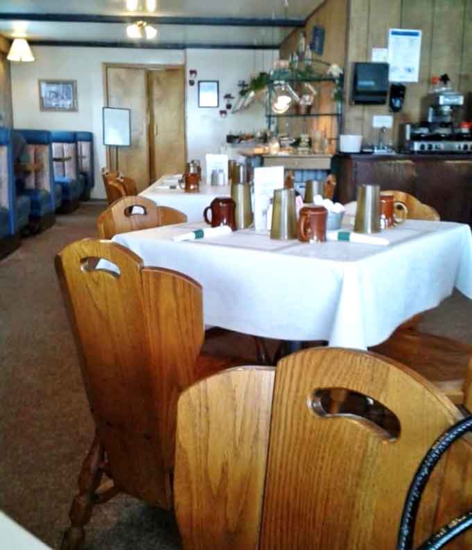 Simple, homey interiors where conversations flow as freely as the coffee. These tables have hosted countless local gatherings and travelers' rest stops.