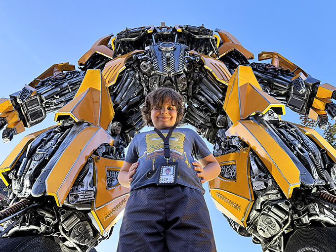 Even the youngest visitors stand in awe of this mechanical marvel, their faces lighting up with the universal joy of discovering something wonderfully unexpected.