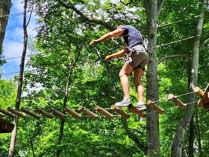 "I immediately regret this decision" &ndash; the exact thought captured mid-course as balance meets reality.