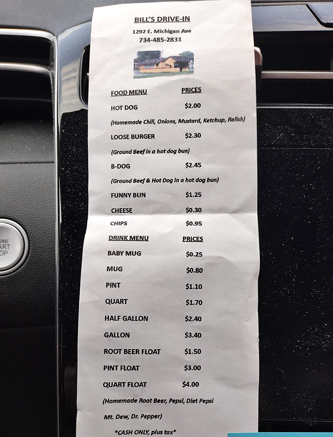 A menu so straightforward it's practically a rebellion against modern dining complexity &ndash; just the essentials at prices that feel like time travel.