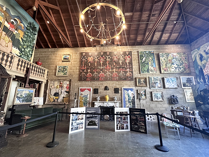 The art gallery feels like stumbling into a collector's dream &ndash; walls adorned with treasures that span continents and centuries.