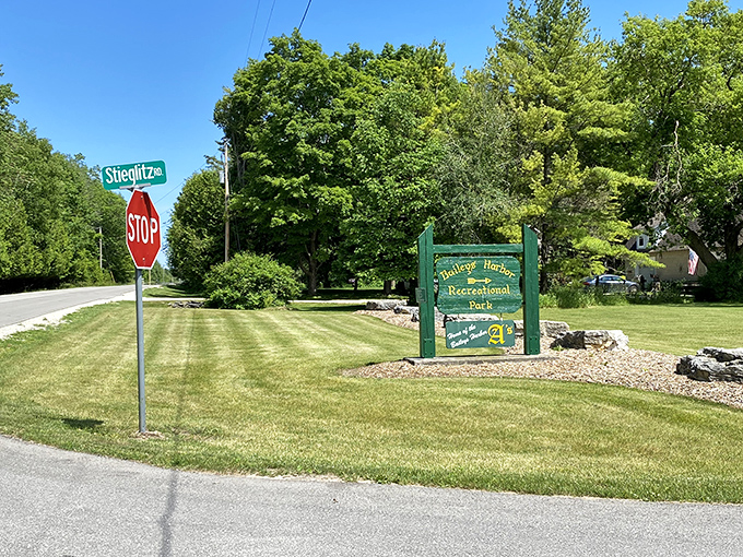 Baileys Harbor Recreational Park offers green spaces and family fun &ndash; the perfect spot to picnic between adventures.