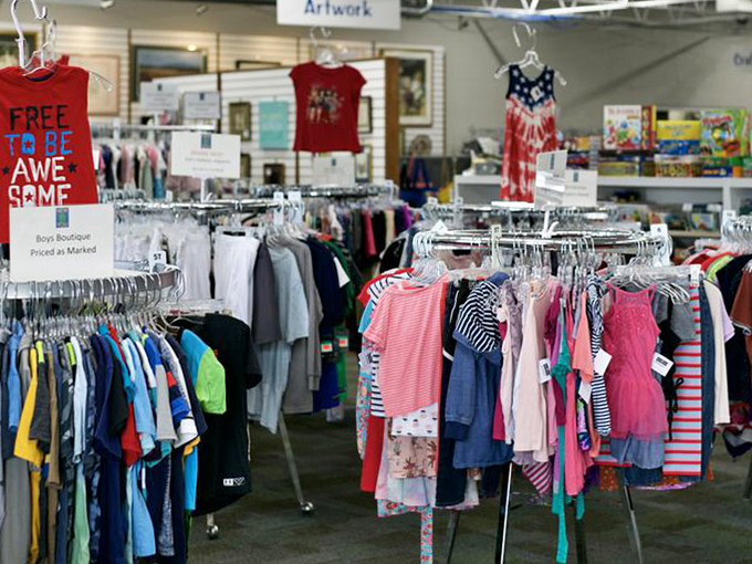 Tiny fashionistas rejoice! The children's clothing section offers barely-worn treasures at prices that won't make parents weep when juice spills happen.