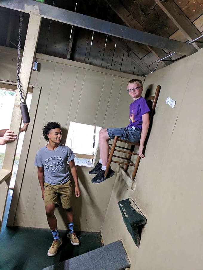 When sitting in a chair requires the balance of a tightrope walker, you know you've entered a space where gravity plays by different rules entirely.