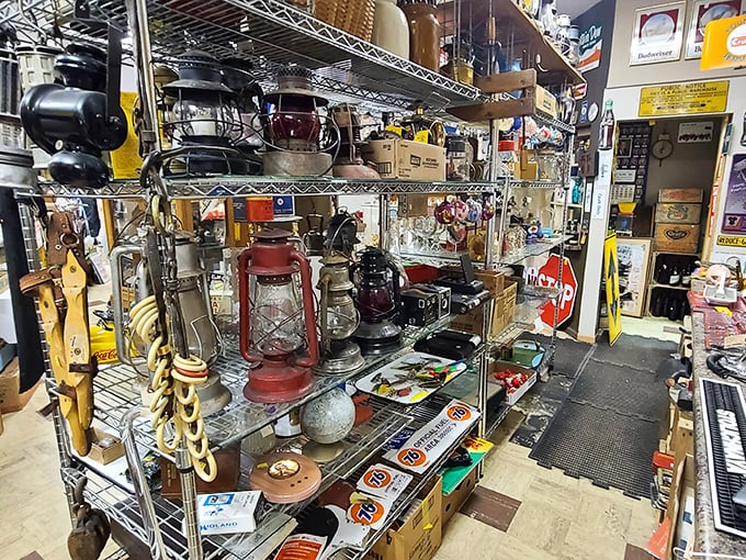 Treasure hunters paradise! Every shelf holds potential discoveries from decades past waiting to tell their stories.