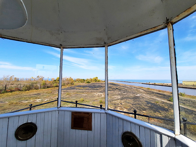 From the lantern room, Lake Superior stretches endlessly &ndash; the same view that lighthouse keepers monitored vigilantly through wild storms and peaceful sunsets.