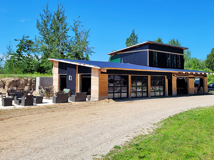 Lost Cellars combines modern architecture with traditional winemaking, offering tastings that showcase Michigan's surprisingly robust wine scene.