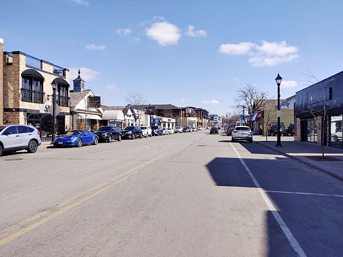 Main Street's boutiques and restaurants line up like friendly neighbors, inviting leisurely strolls and spontaneous discoveries.