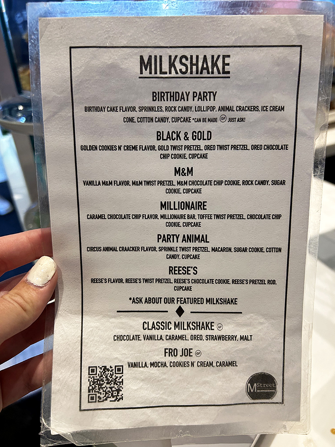 This isn't just a menu&mdash;it's a roadmap to bliss. The "Millionaire" shake might cost less than its name suggests, but delivers richness beyond measure.