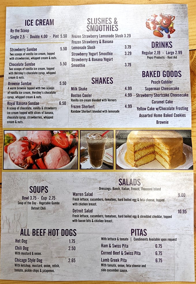 The menu reads like a love letter to versatility &ndash; from loaded baked potatoes to ice cream sundaes, proving this place isn't just a one-trick pony.