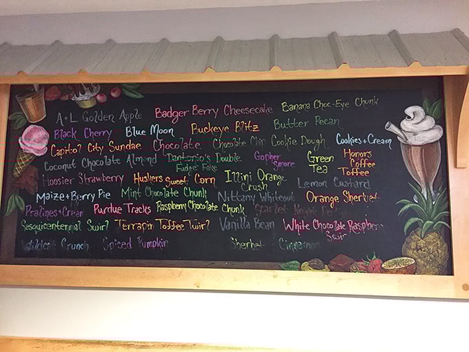 A rainbow of flavors scrawled on the chalkboard menu &ndash; choosing just one might be the hardest test on campus.