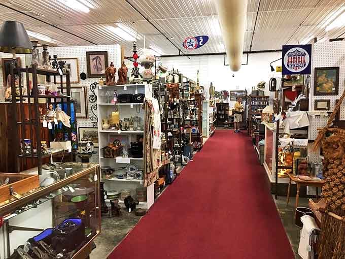 Every aisle tells a different story &ndash; this one's a mid-century modern chapter with furniture that Don Draper would approve of.