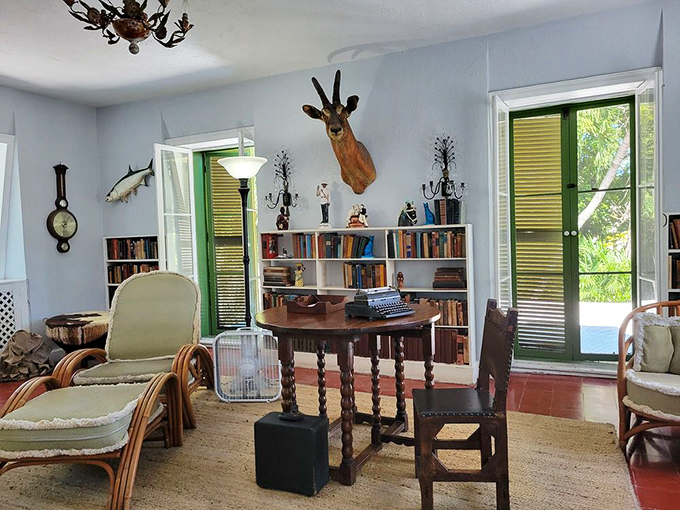Where literary magic happened &ndash; Hemingway's writing studio remains frozen in time, typewriter waiting for one more masterpiece.
