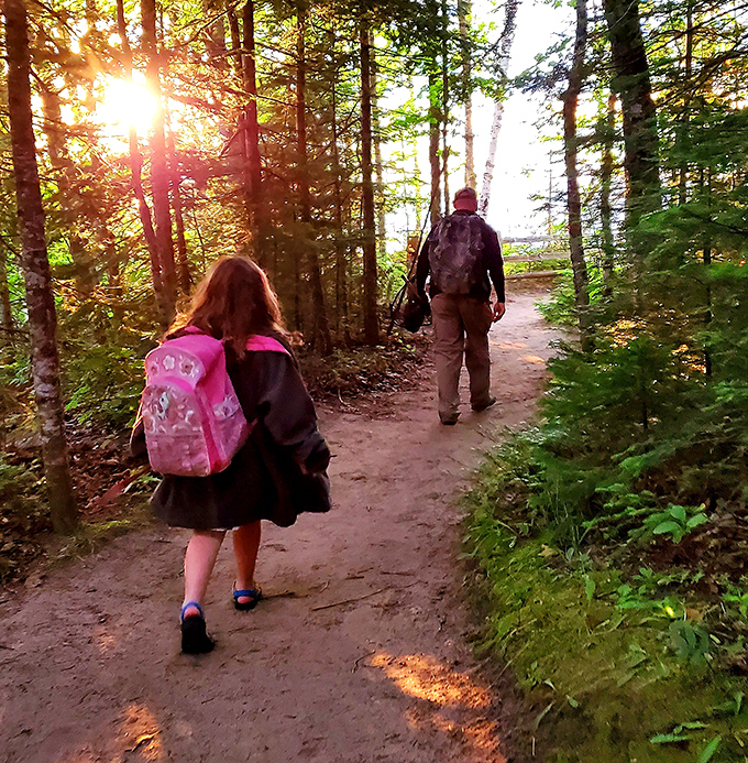 Families create memories one step at a time on this accessible trail, where adventure awaits just around the bend.