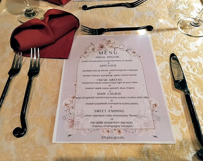 The Amuse Bouche menu isn't just dinner&mdash;it's a guided tour through Eastern European flavors that'll make your taste buds need passports.