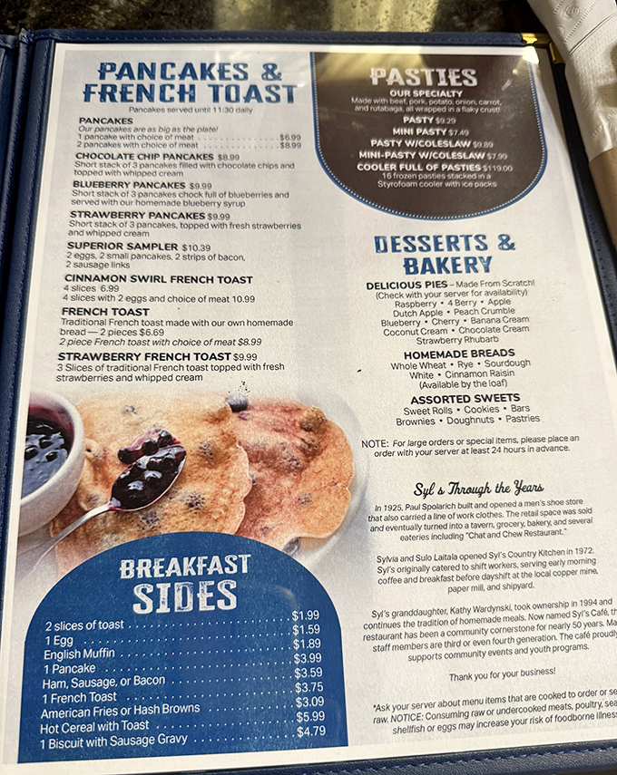 Pancakes as big as the plate and French toast made from homemade bread &ndash; breakfast dreams come true at prices that won't break the bank.