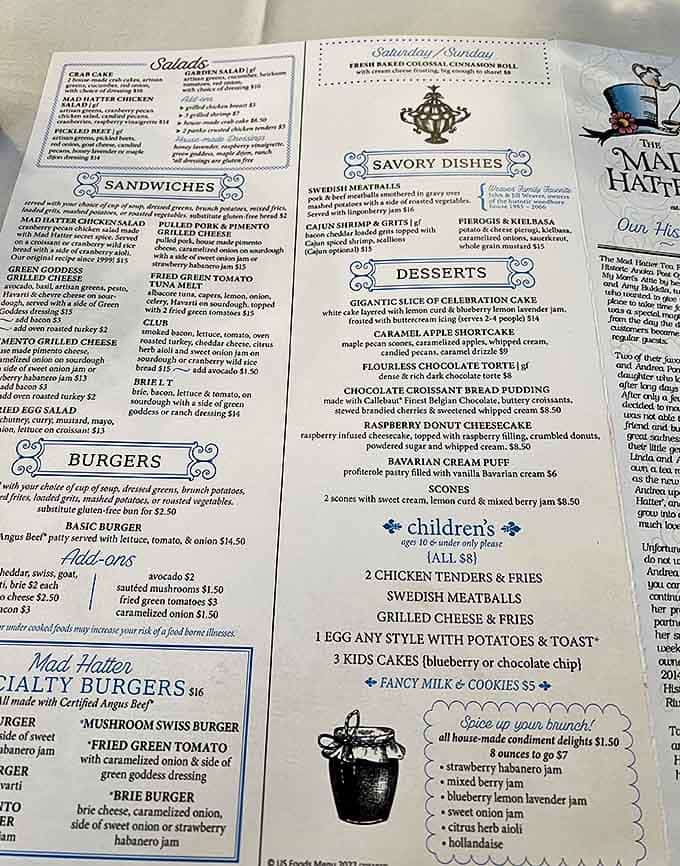 A menu that reads like a culinary adventure story &ndash; from Swedish meatballs to flourless chocolate torte, each dish promises its own happy ending.