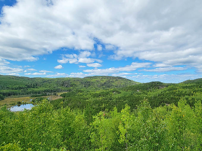 Perched on this clifftop overlook, the horizon stretches endlessly, making everyday worries seem delightfully insignificant by comparison.
