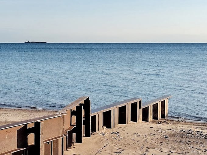 Where lake meets land in perfect harmony &ndash; the gentle shoreline offers a natural boundary between two worlds at Fort Gratiot County Park.