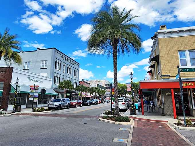 The Renaissance building stands as a testament to Mount Dora's preserved history, where modern businesses thrive in vintage settings.