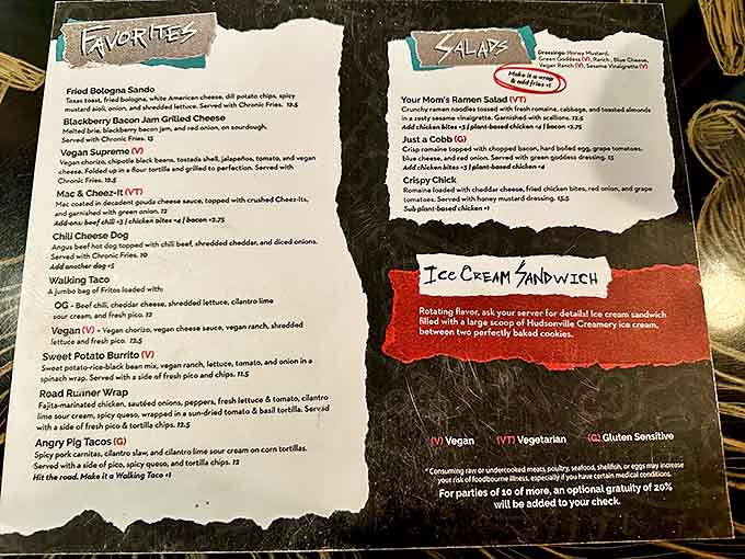 The menu at Stella's reads like a love letter to comfort food, with stuffed burgers and creative vegetarian options that'll make your taste buds high-five your childhood memories.