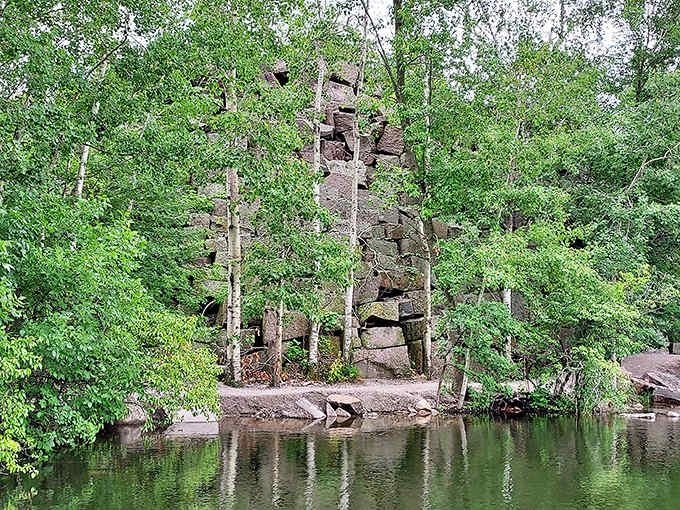 This isn't just any hole in the ground &ndash; it's a glimpse into Minnesota's industrial past, now reclaimed by nature.