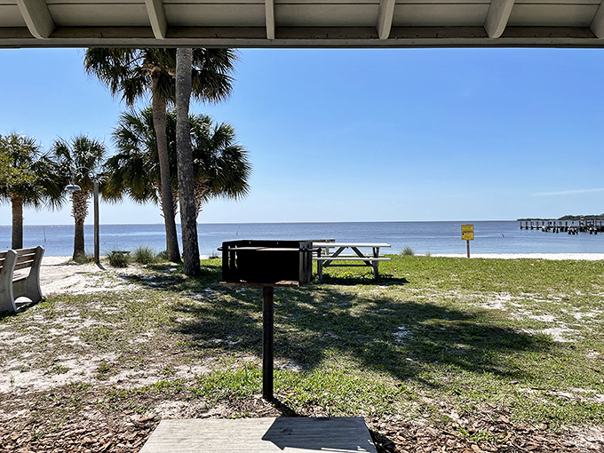 City Park's pristine shoreline invites lazy afternoons of nothing more ambitious than watching palm trees sway in the breeze.