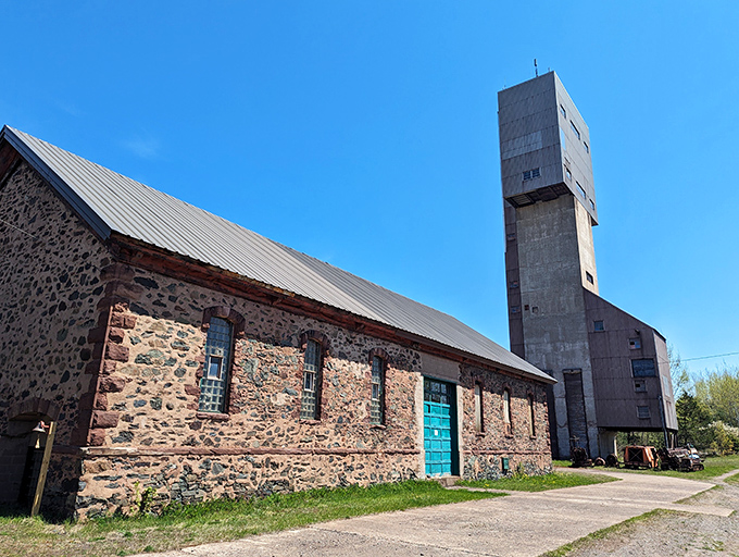 Industrial heritage towers above visitors, a monument to the miners who shaped America from deep beneath the earth.