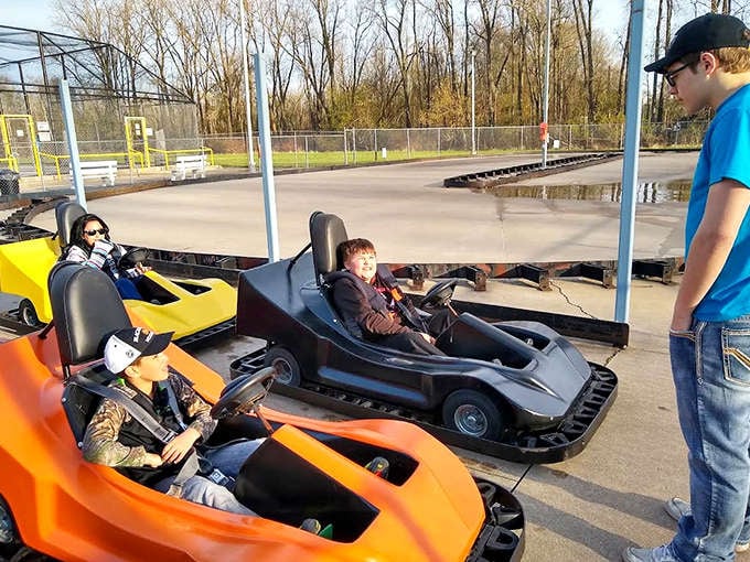 Bumper cars bring out everyone's competitive side, and these sleek machines are ready for your friendly family feuds.