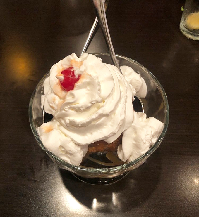 This isn't just dessert&mdash;it's an engineering marvel. Hot, cinnamon-crusted exterior giving way to cold, creamy ice cream in perfect harmony.