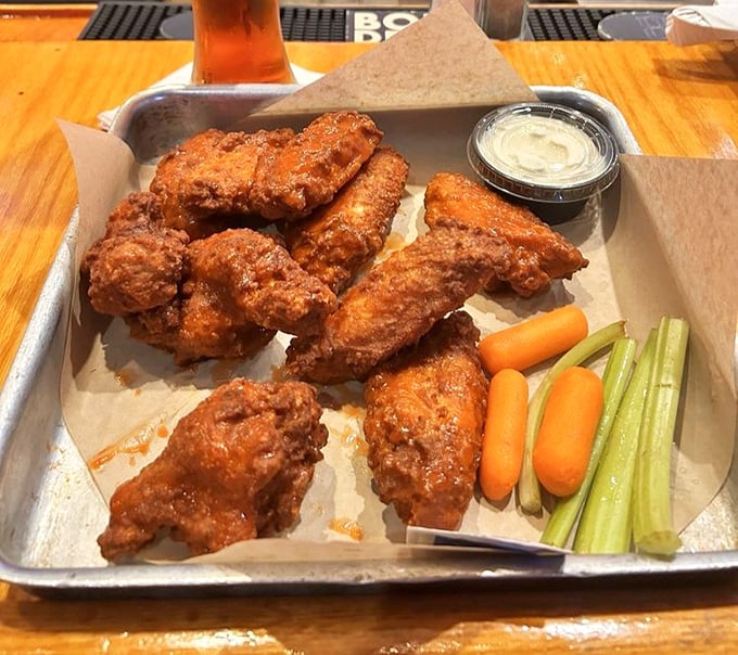 These wings aren't just crispy &ndash; they're the kind that make you close your eyes and forget table manners exist.