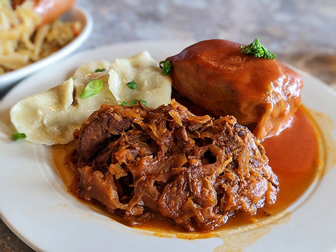 A Polish feast fit for royalty: tender pierogi, slow-cooked hunter's stew, and golabki that would make any babcia proud. 