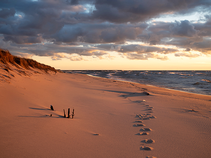 Nature's nightly masterpiece paints the sky in impossible hues, turning even the most hardened cynics into momentary poets and philosophers.