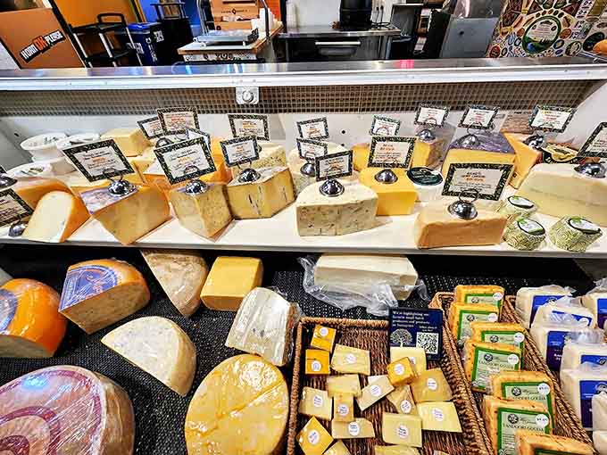 Not just cheese, but edible geography &ndash; each wedge and wheel represents a different corner of the dairy universe.