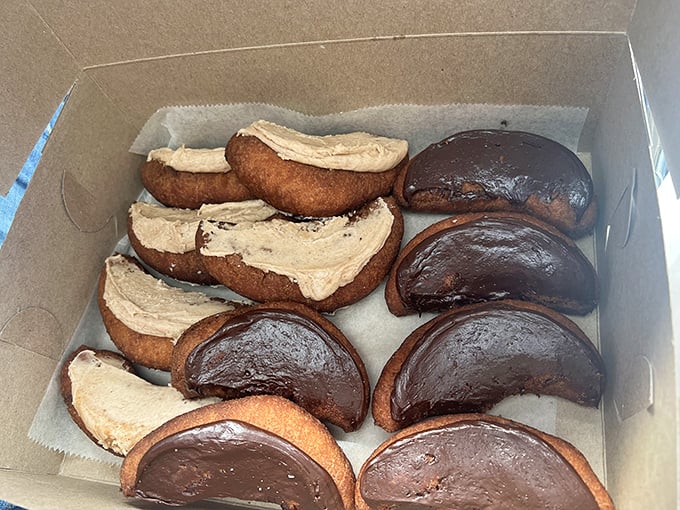 Half-moons of heaven! These chocolate-dipped crescents deliver the perfect balance of tender dough and rich chocolate coating that shatters delightfully with each bite.