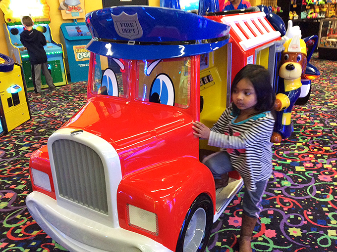 Every future firefighter's dream ride &ndash; this cherry-red charmer with its cartoon eyes invites little heroes to imagine daring rescues.