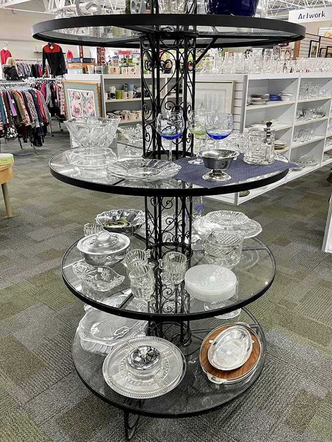 Crystal wonderland! These sparkling glassware pieces have stories to tell &ndash; imagine the celebrations they've witnessed before finding their way here.