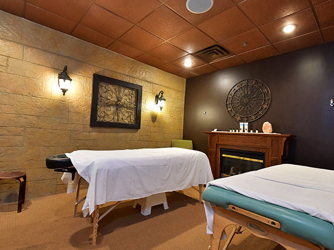 Not your average massage room. This tranquil space sets the stage for muscles to finally surrender their tension.